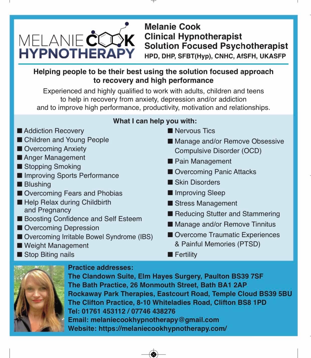 In the local free press this week…. | Melanie Cook Hypnotherapy